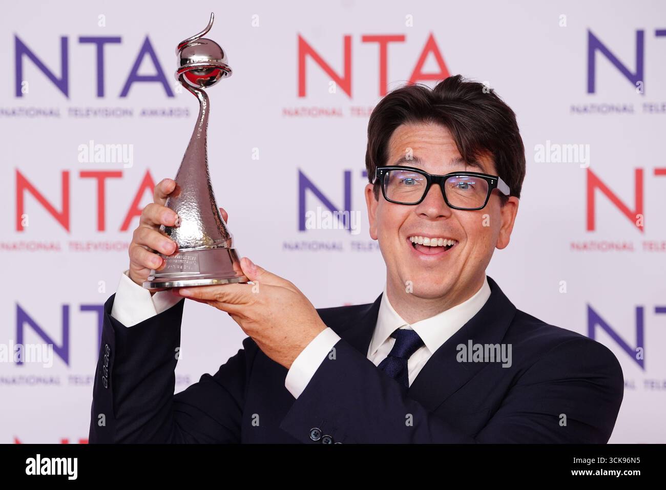 Michael McIntyre after winning the Bruce Forsyth Entertainment Award ...