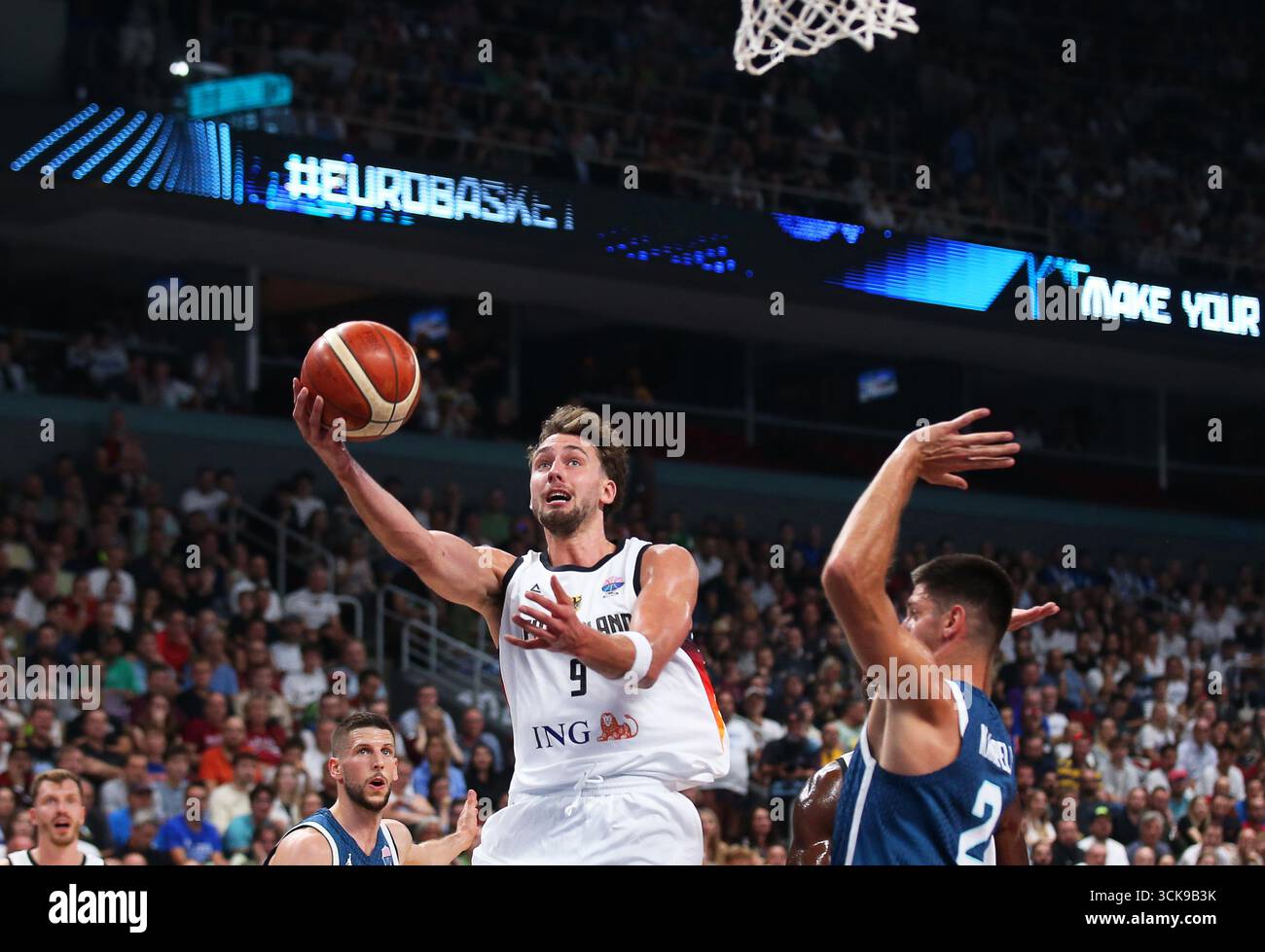 10 September 2025, Latvia, Riga: Basketball: European Championship ...