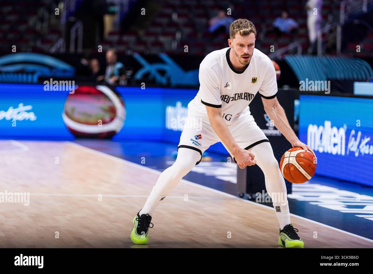 Andreas Obst (Deutschland, 42) im Warm Up FIBA EuroBasket 2025 ...