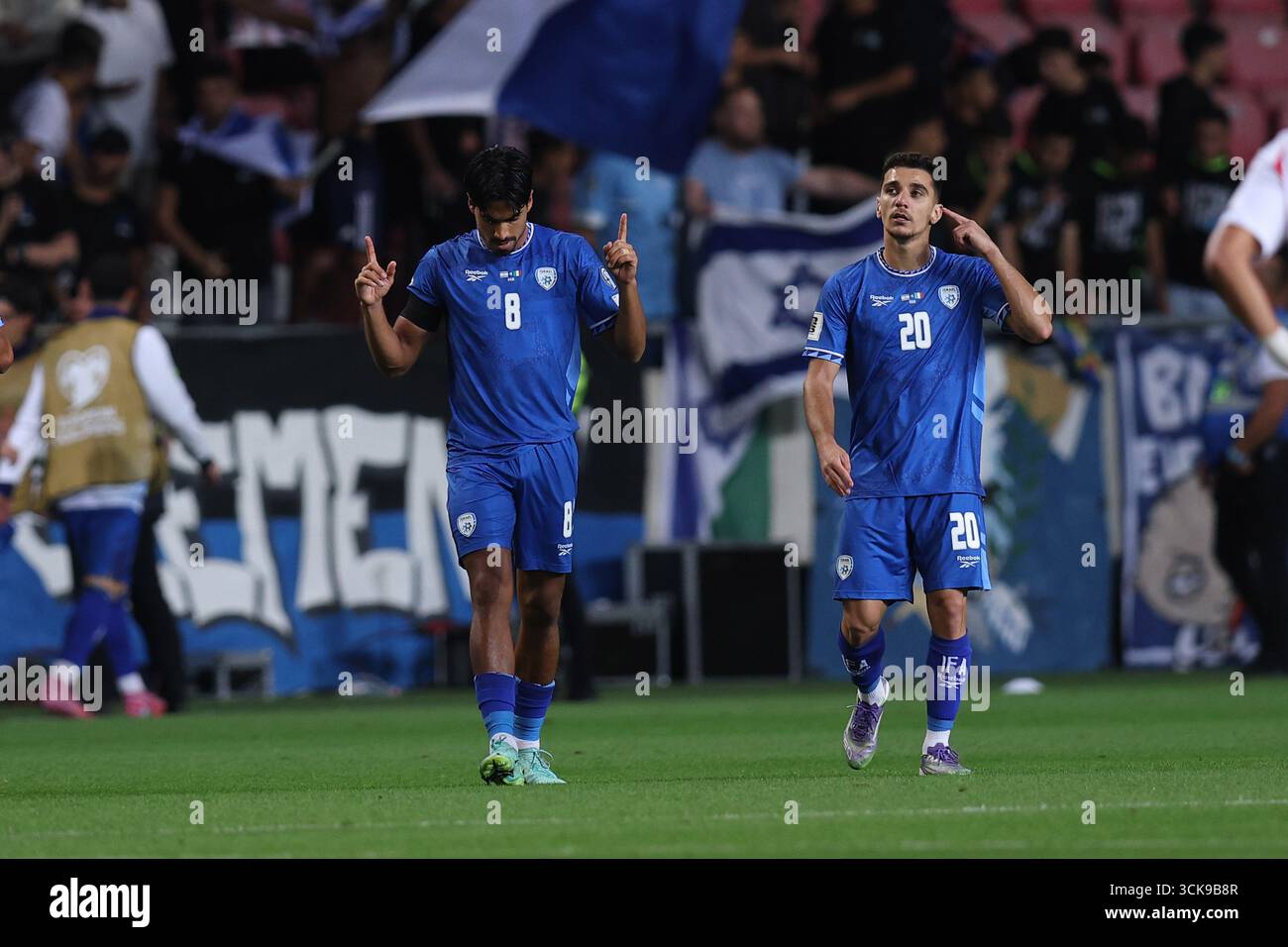 Dos Peretz (Israel)Dan Biton (Israel) celebrates after scoring his ...