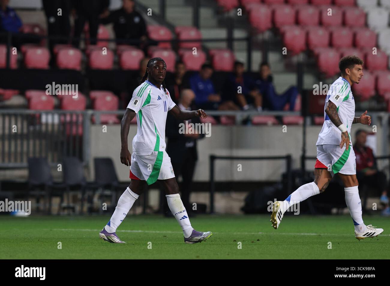 Moise Kean (Italy)Giovanni Di Lorenzo (Italy) during the Fifa World Cup ...