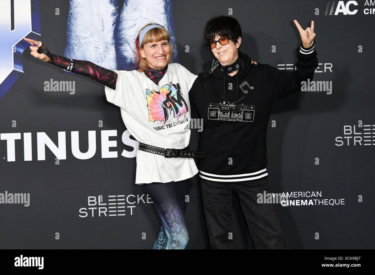 Catherine Hardwicke, left, and Diane Warren arrive at the premiere of ...