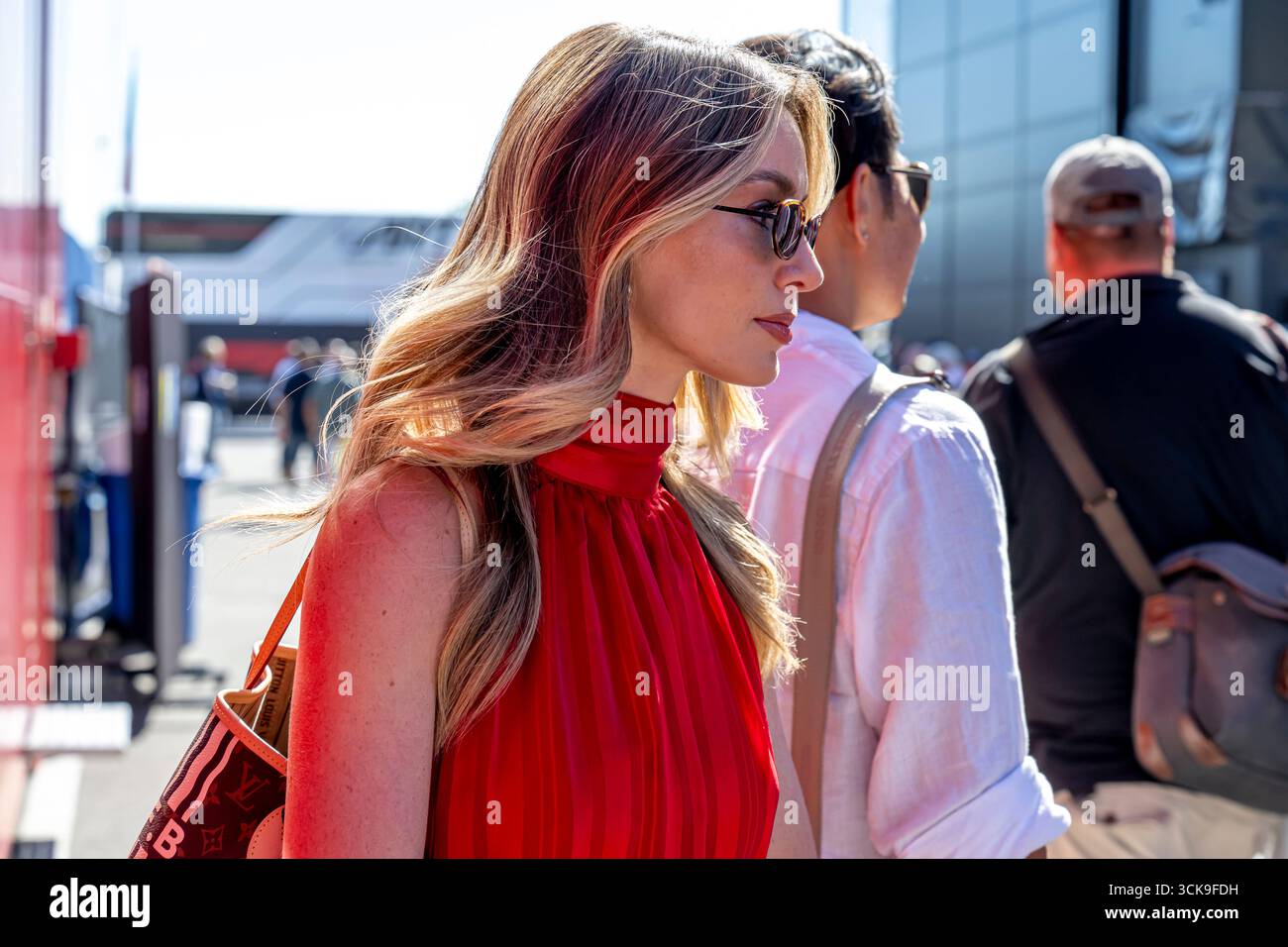 Monza, Italy, 06 Sep 2025, Flavy Barla, Esteban Ocon's Girlfriend attending the 2025 Italian ...