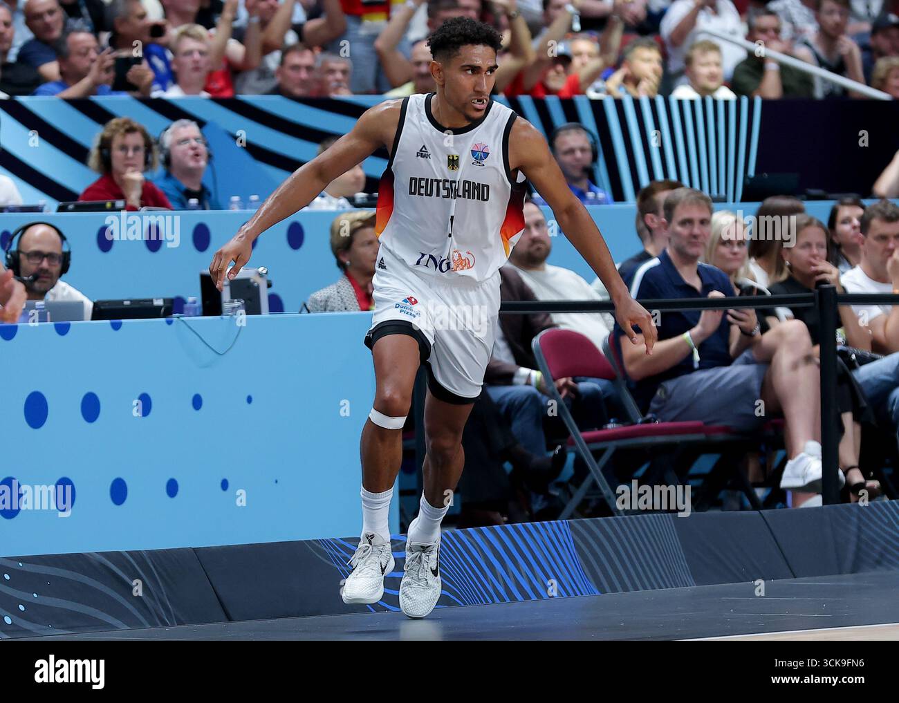 Germany's Maodo Lo during FIBA Eurobasket 2025 round of 8 basketball ...