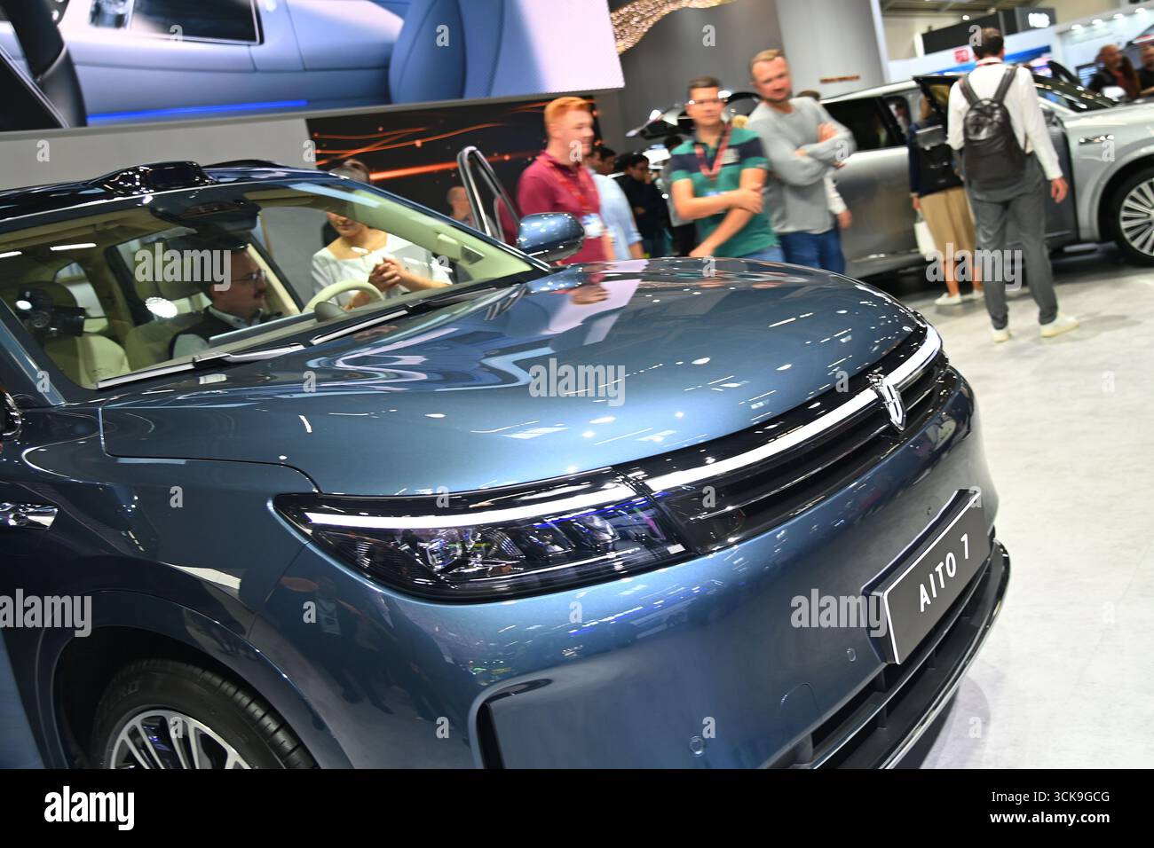 AITO booth, logo, company logo, brand emblem, brand logo. Chinese car ...
