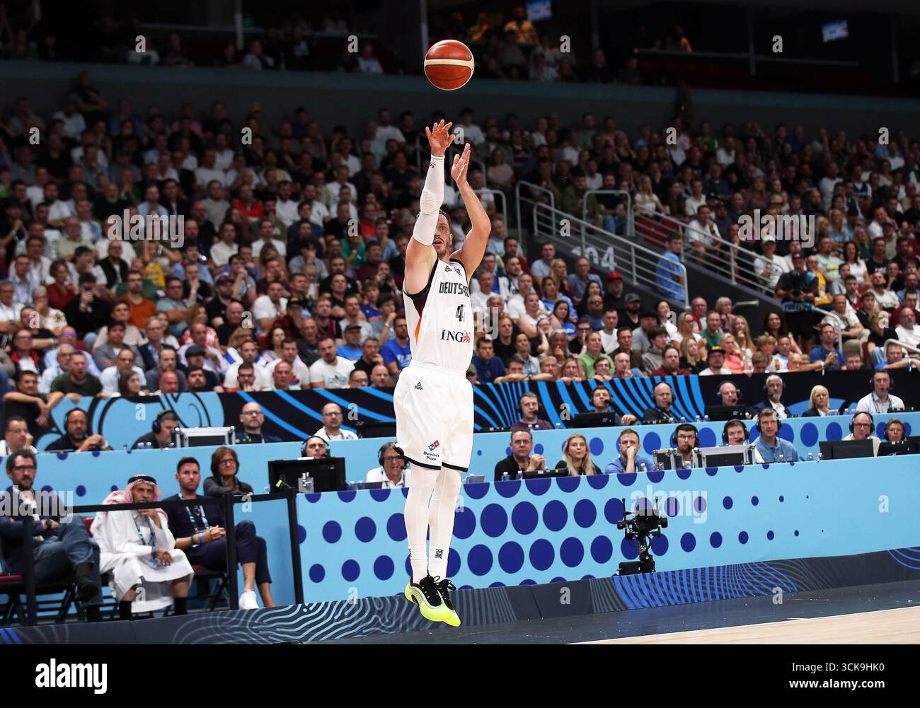 10 September 2025, Latvia, Riga: Basketball: European Championship ...