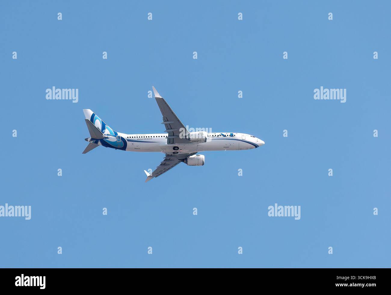 SCAT Airlines (Kazakhstan) - Boeing 737 MAX airplane, Budapest, Hungary ...