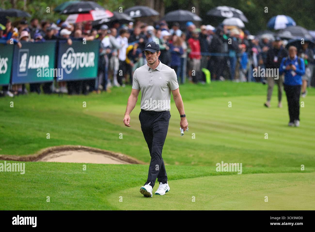 Gareth Bale on the 18th during the BMW PGA Championship Pro-Am day at ...