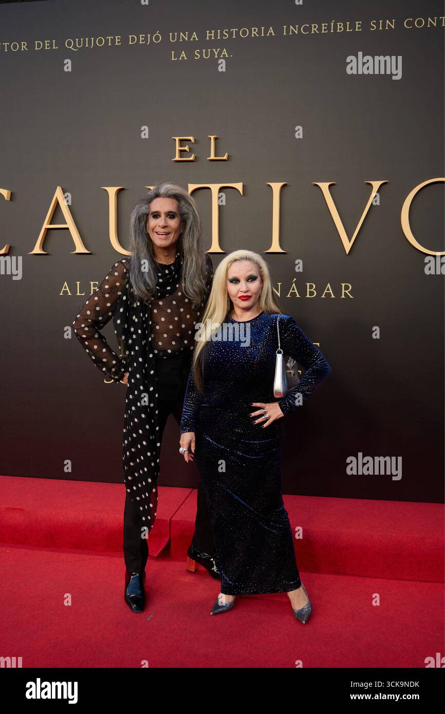 Alaska attends the premiere of the film El Cautivo directed by ...