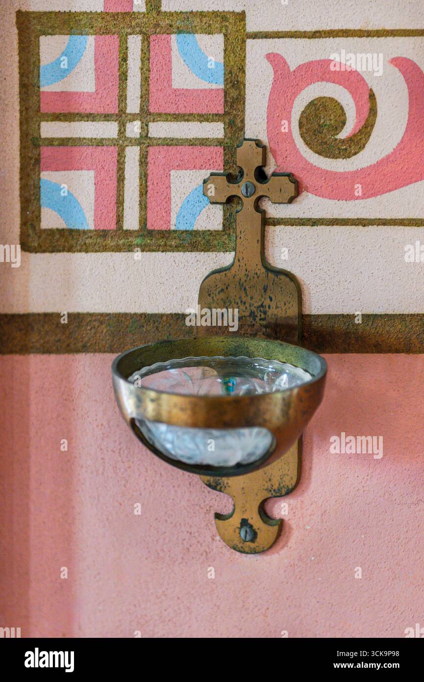 Holy water font catholic church hi-res stock photography and images - Alamy