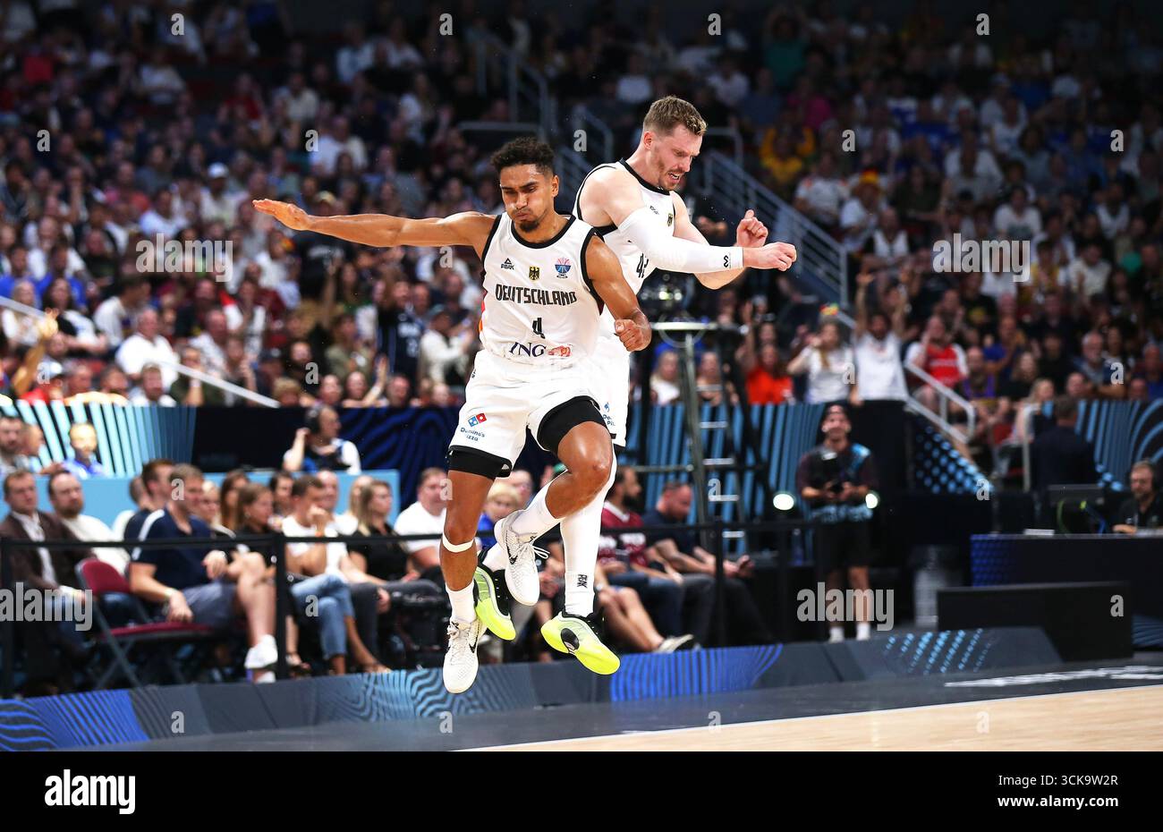 10 September 2025, Latvia, Riga: Basketball: European Championship ...