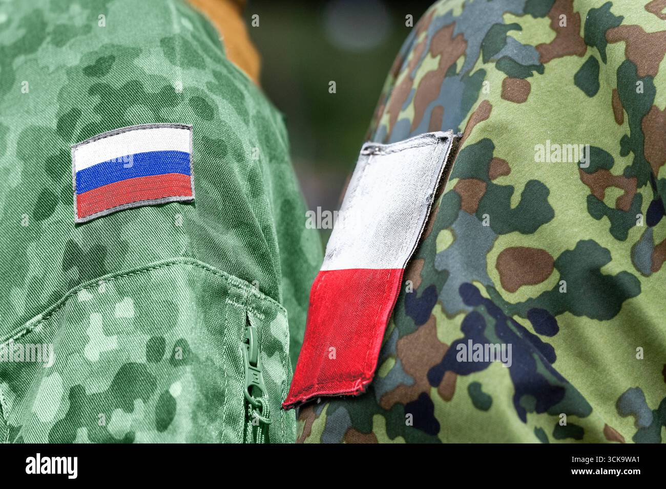 Germany - September 10, 2025: PHOTOMONTAGE, A Russian soldier and a ...