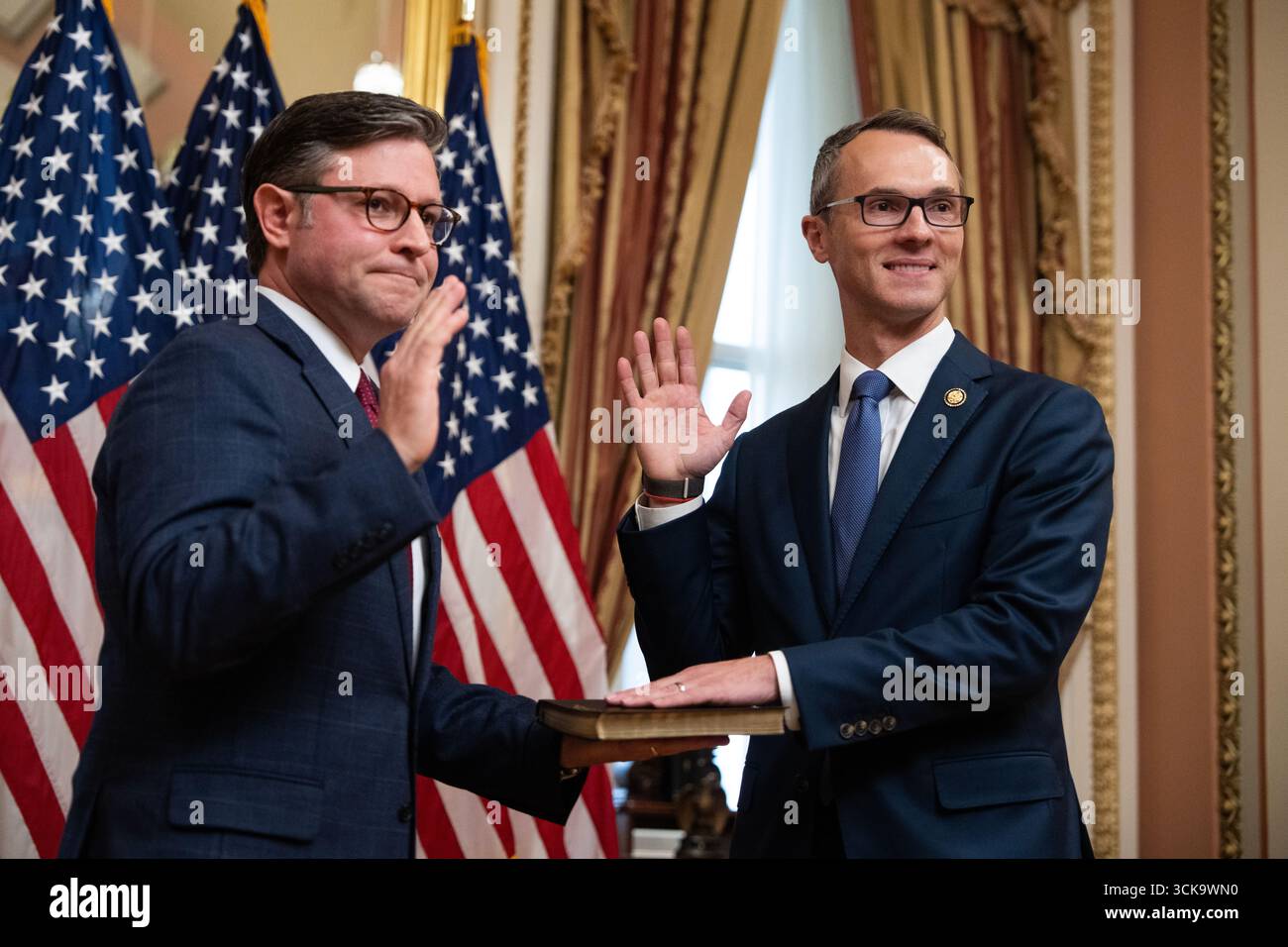 UNITED STATES - SEPTEMBER 10: Speaker of the House Mike Johnson, R-La ...