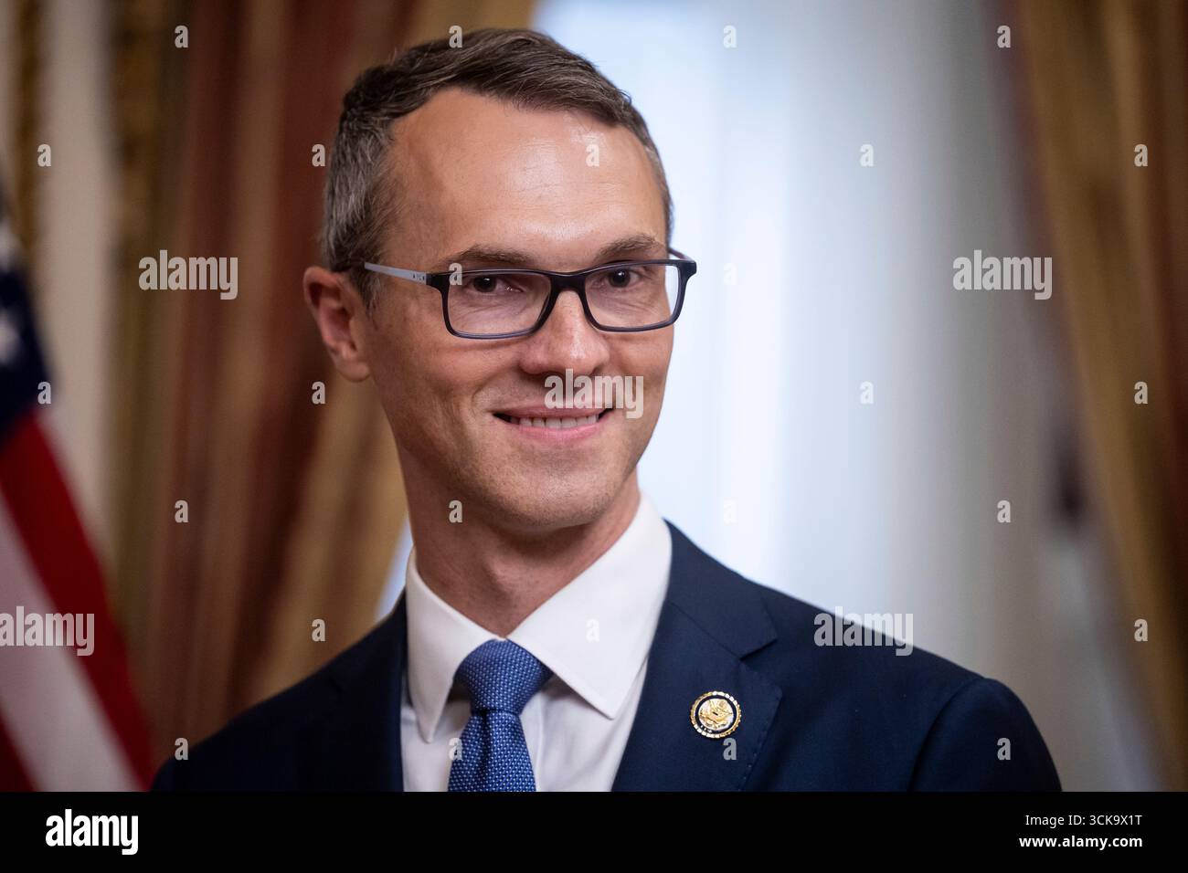 Rep. James Walkinshaw (D-Va.) is seen during his ceremonial swearing-in ...