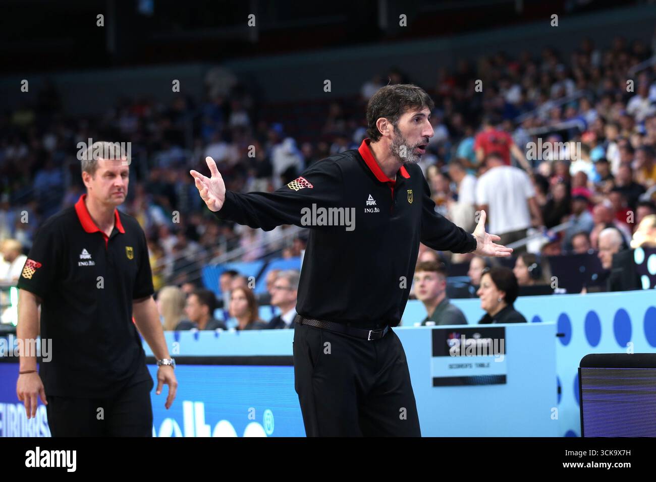 10 September 2025, Latvia, Riga: Basketball: European Championship ...