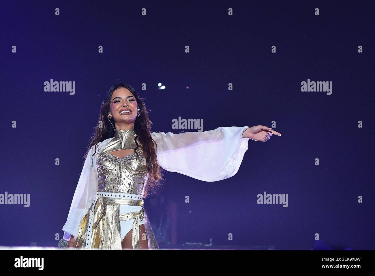 Madrid, Spain. 10th Sep, 2025. Singer María Jose Vargas of the group La ...