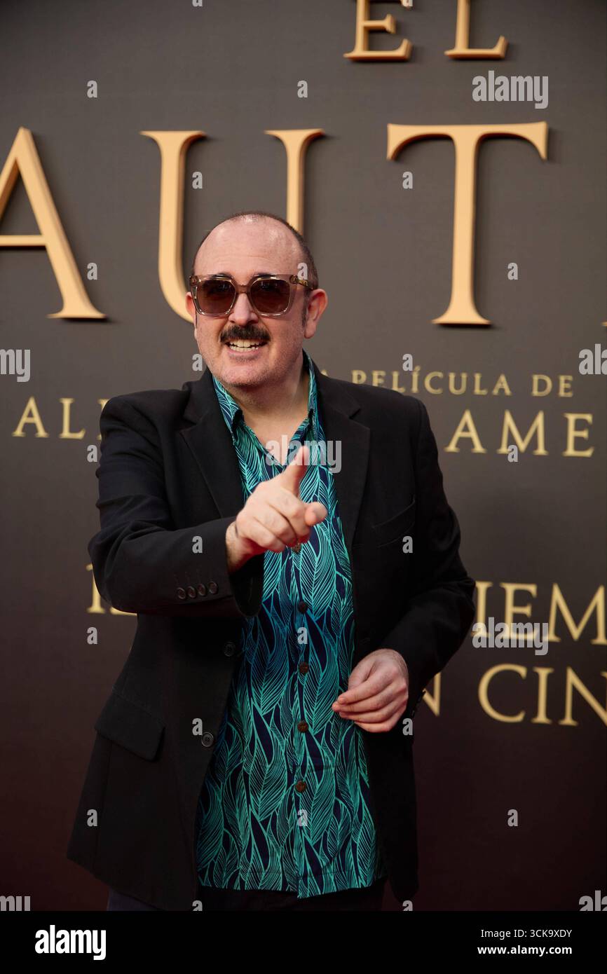 attends the premiere of the film El Cautivo directed by Alejandro ...