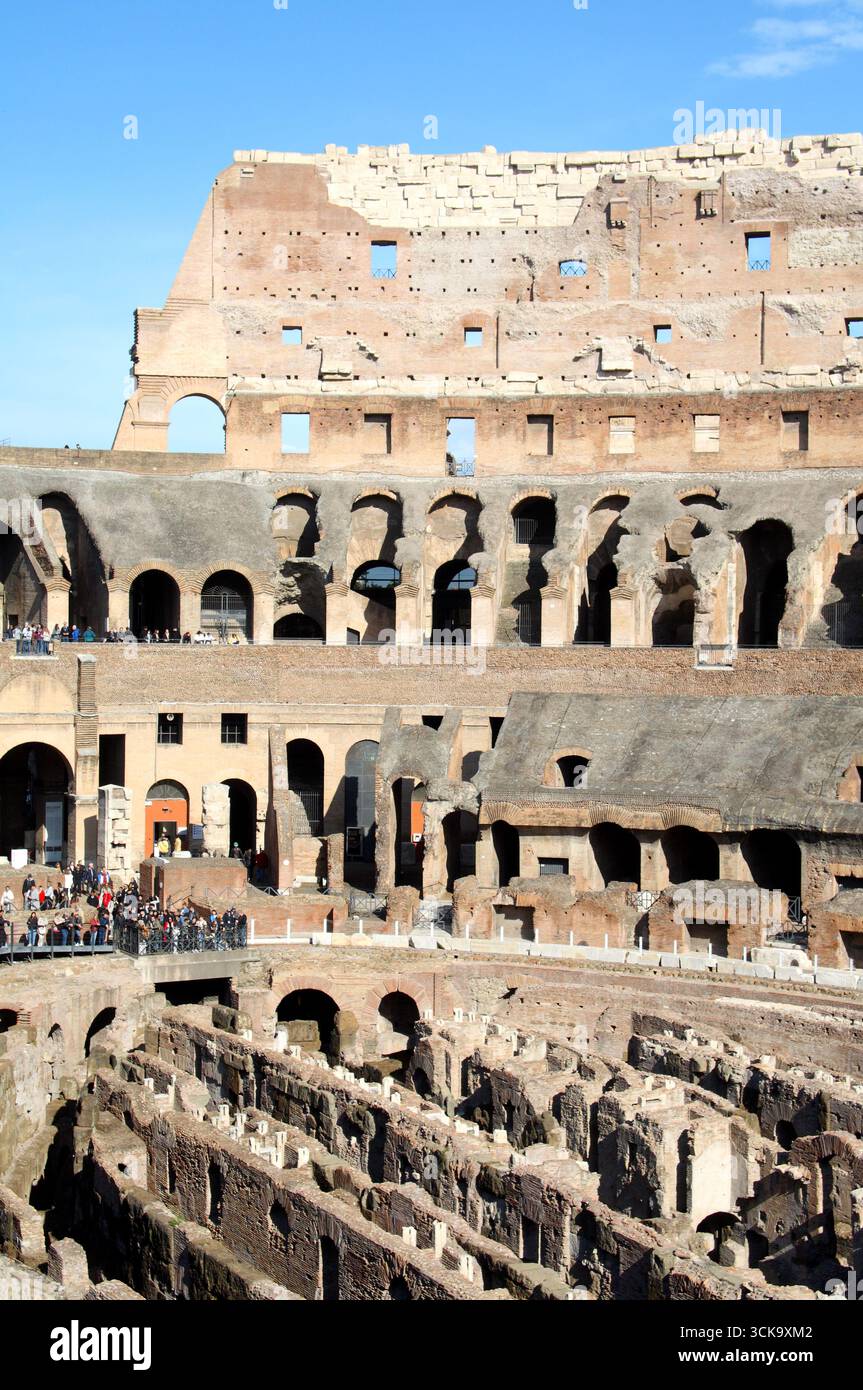 Colosseum seating areas hi-res stock photography and images - Alamy