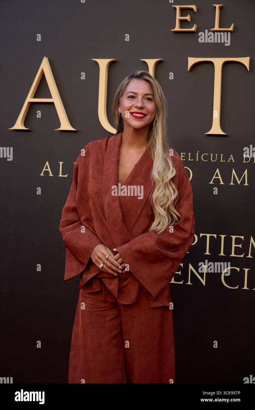 Rebeca Ruiz, attends the premiere of the film El Cautivo directed by ...