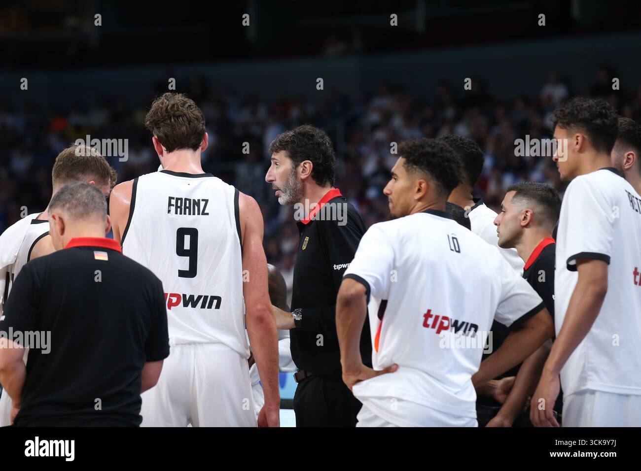 10 September 2025, Latvia, Riga: Basketball: European Championship ...