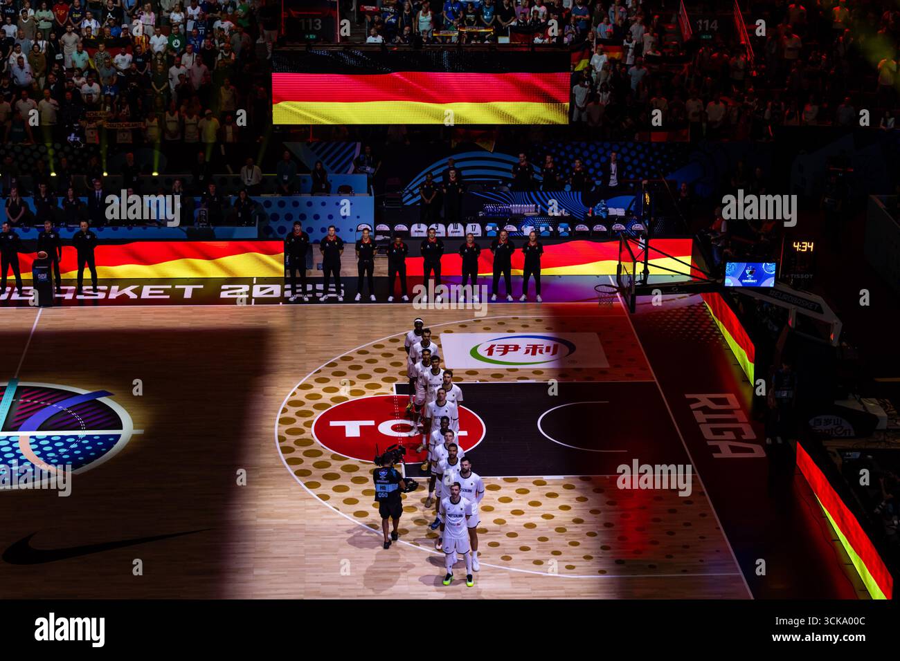 10.09.2025, Riga Arena, Riga, LAT, Eurobasket 205, Basketball ...