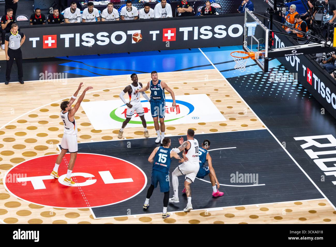 10.09.2025, Riga Arena, Riga, LAT, Eurobasket 205, Basketball ...