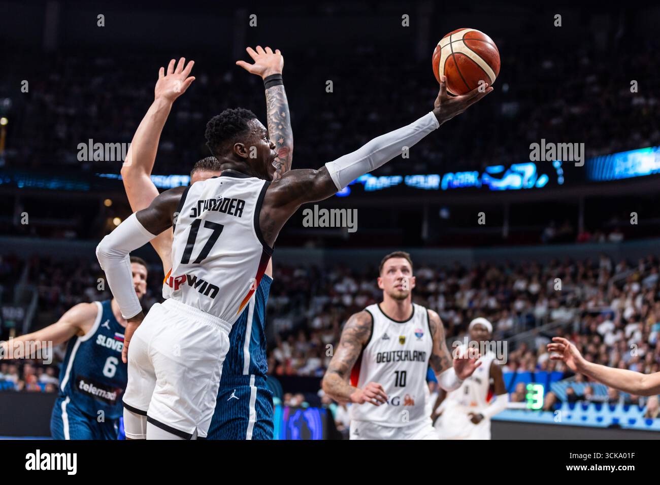 10.09.2025, Riga Arena, Riga, LAT, Eurobasket 205, Basketball ...