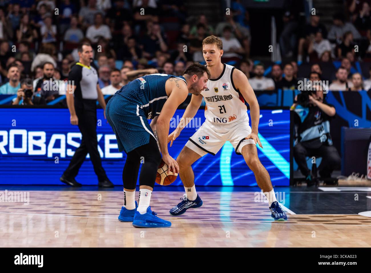 10.09.2025, Riga Arena, Riga, LAT, Eurobasket 205, Basketball Europameisterschaft, Viertelfinale ...