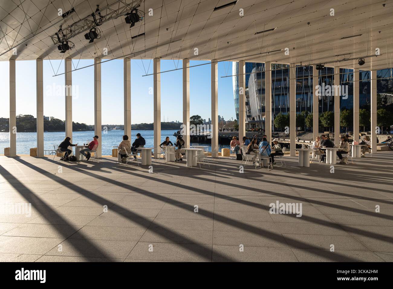 The Pier Pavilion on Darling Harbour in the Barangaroo area of Sydney ...