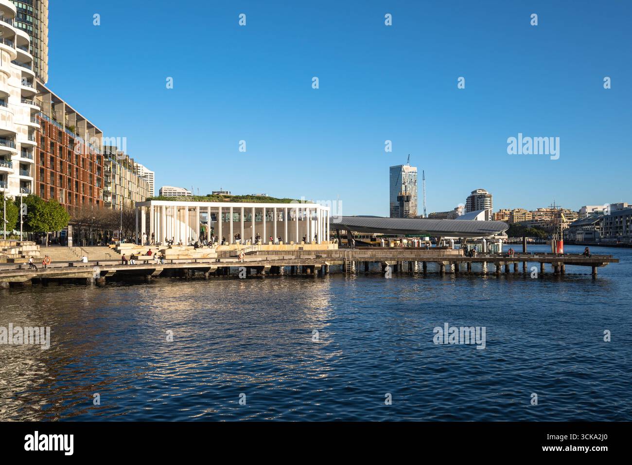 The Pier Pavilion on Darling Harbour in the Barangaroo area of Sydney ...