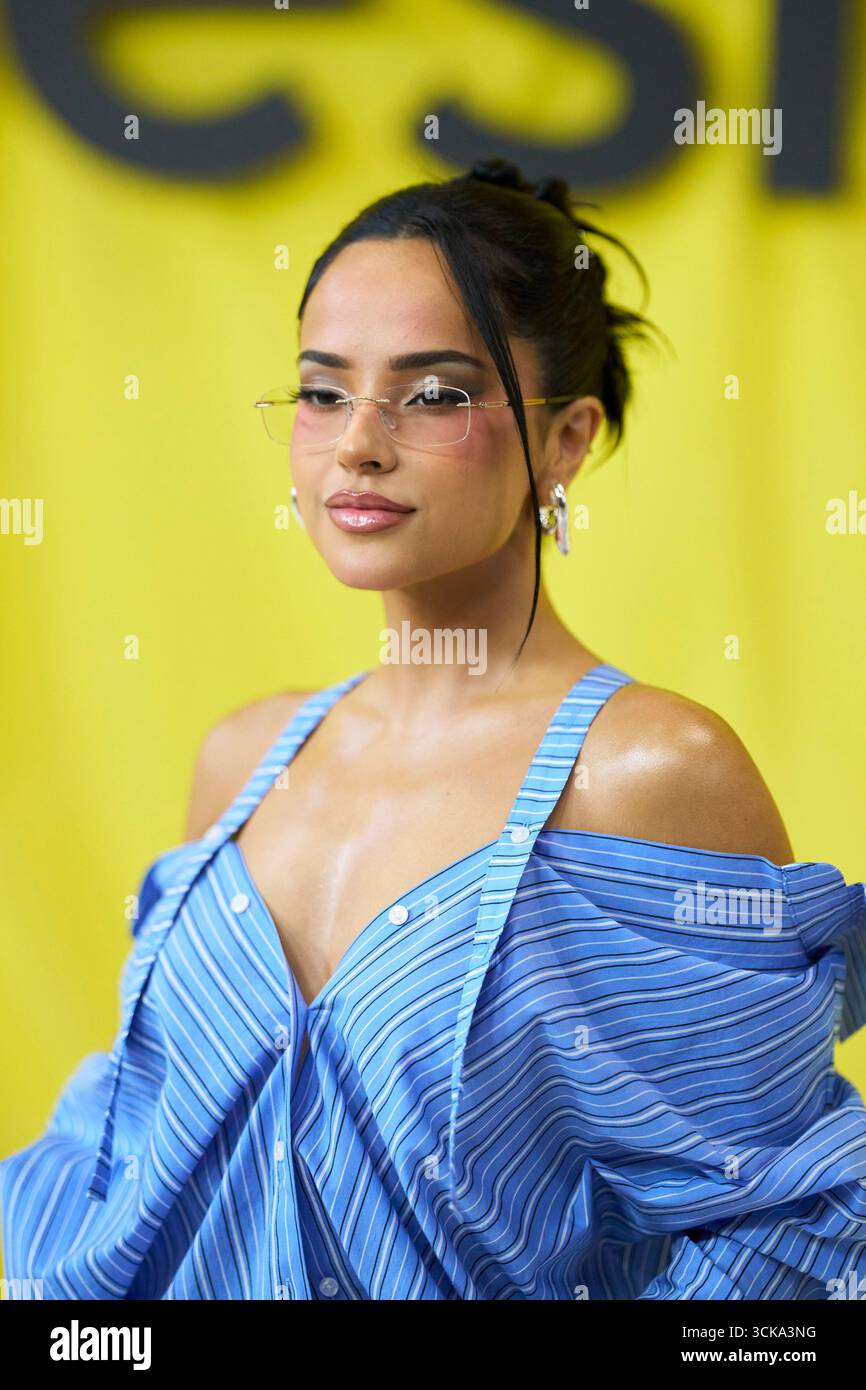 Barcelona. Spain. 20250910, Becky G attends Desigual 'Studio, premium ...