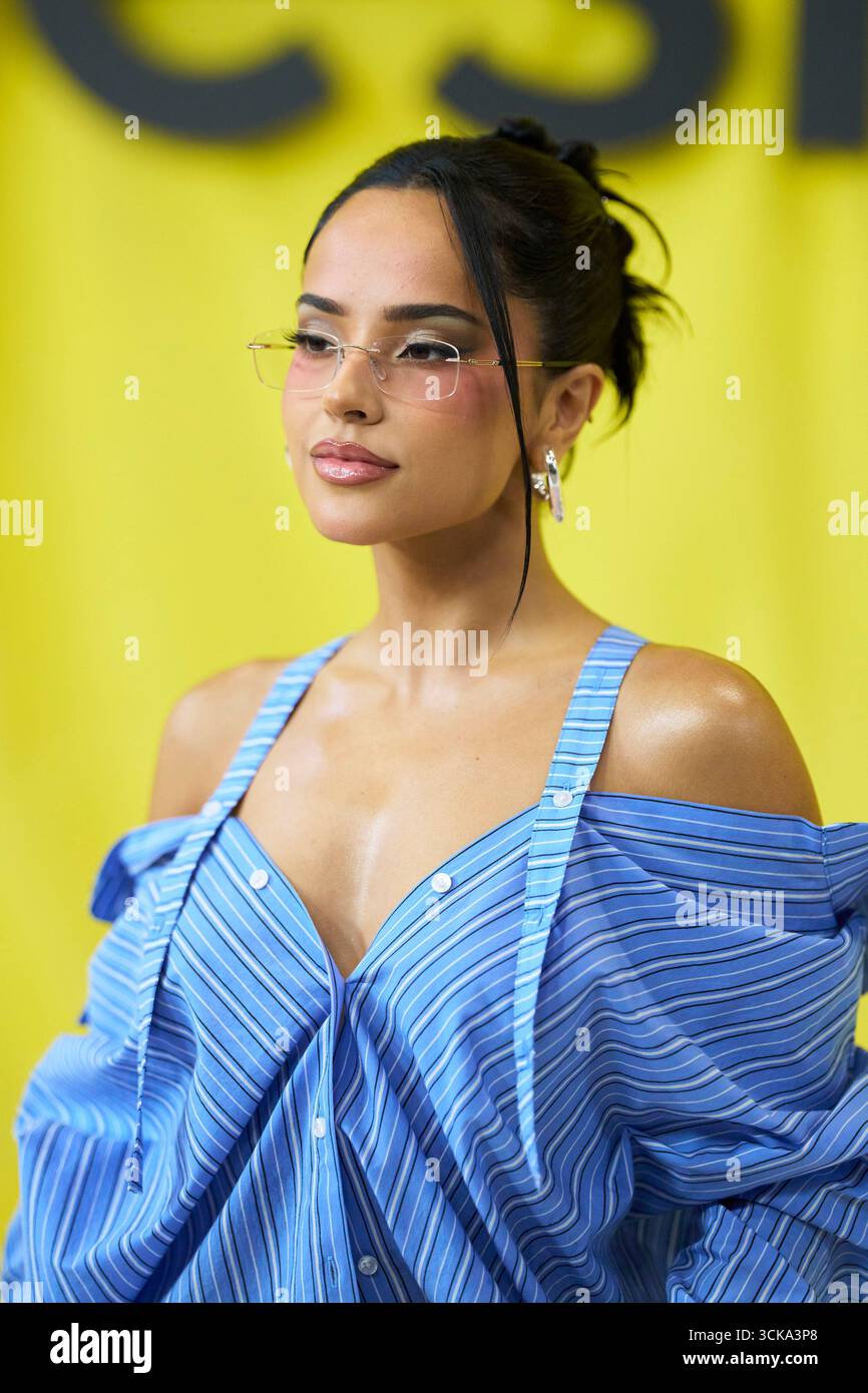 Barcelona. Spain. 20250910, Becky G attends Desigual 'Studio, premium line' photocall at Nau de ...