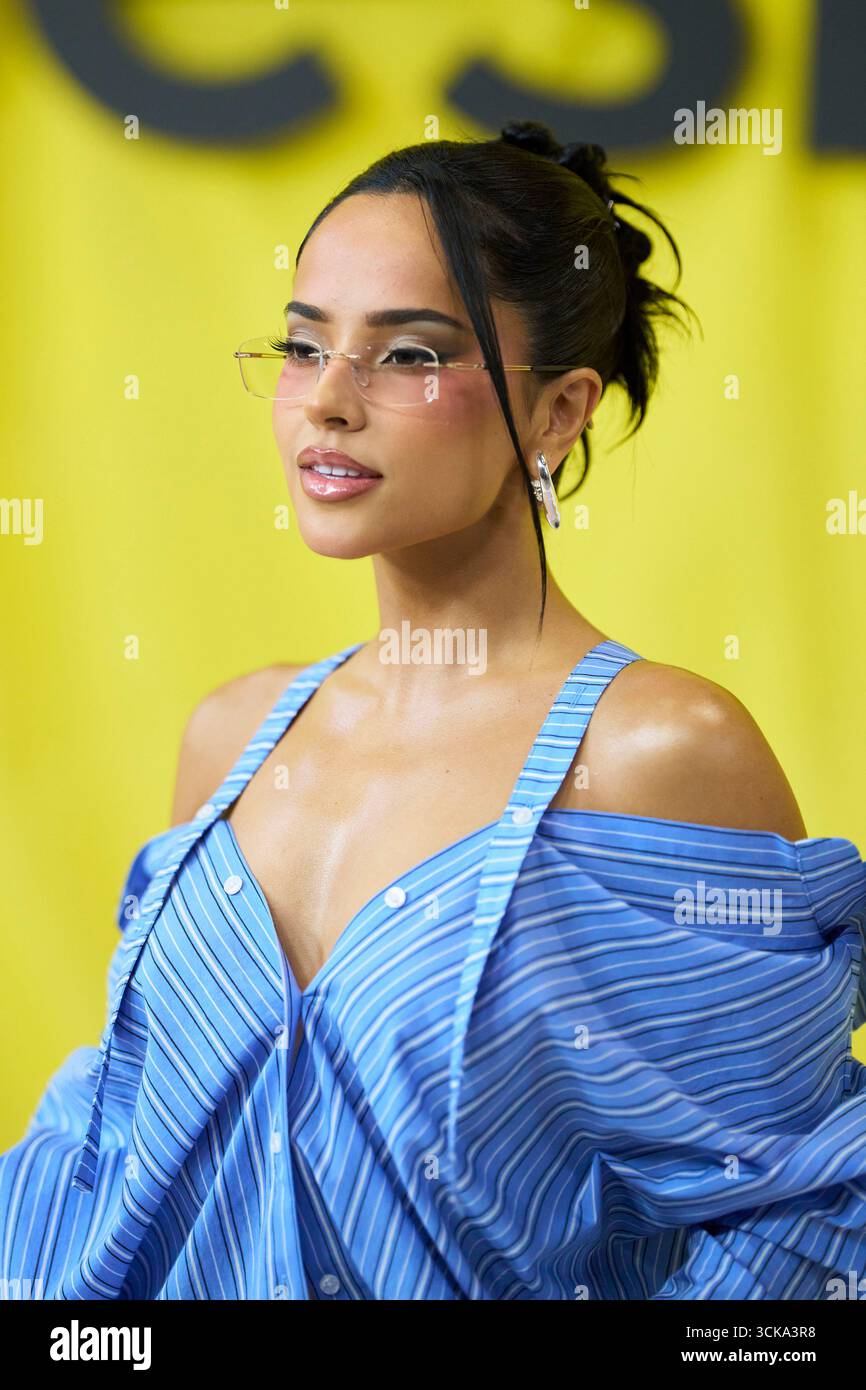 Barcelona. Spain. 20250910, Becky G attends Desigual 'Studio, premium ...