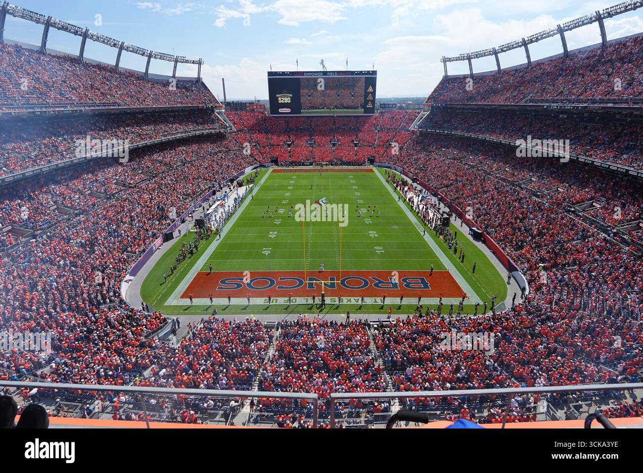A General view of Empower Field at Mile High during the Denver Broncos ...