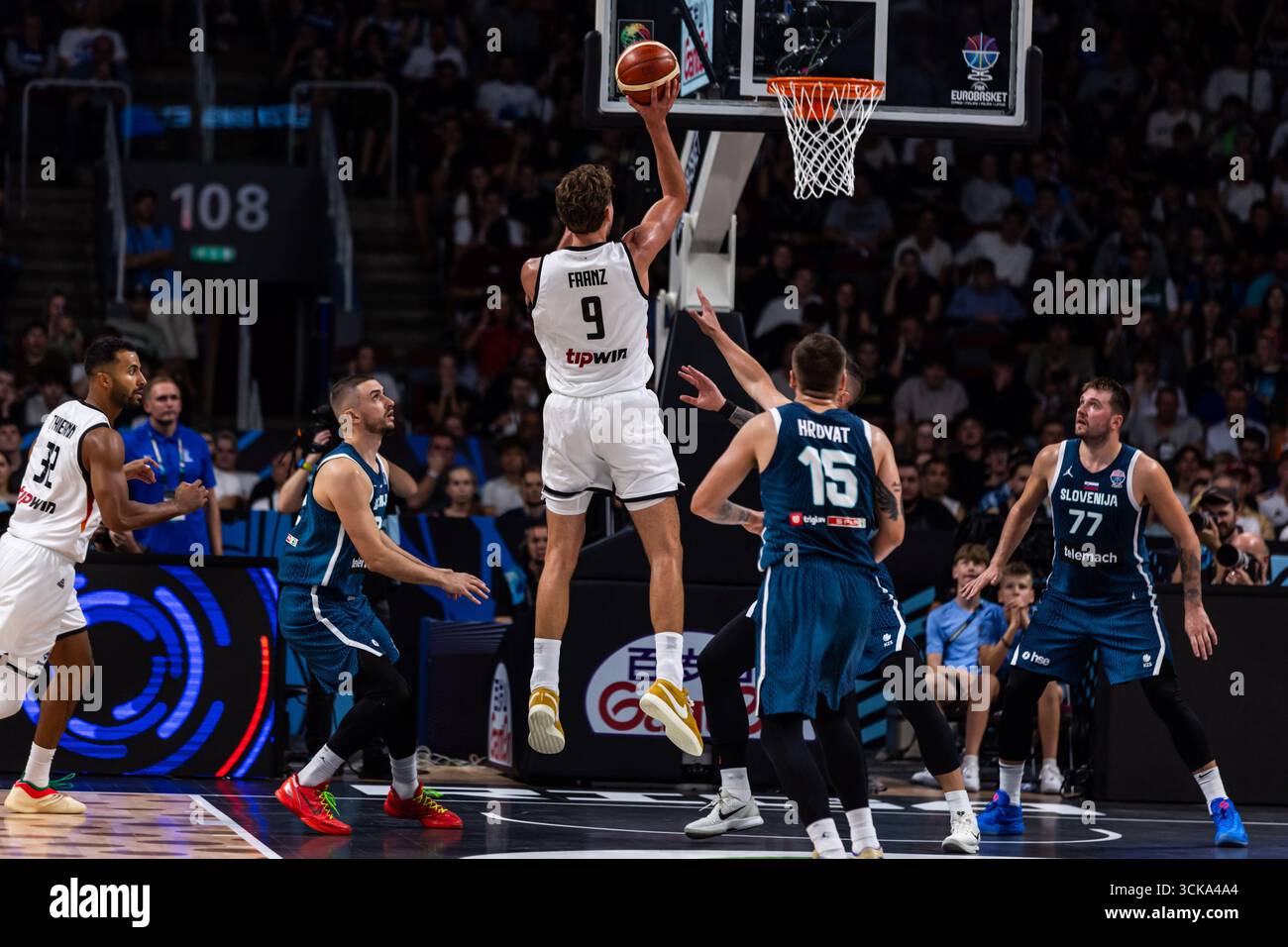 10.09.2025, Riga Arena, Riga, LAT, Eurobasket 205, Basketball ...