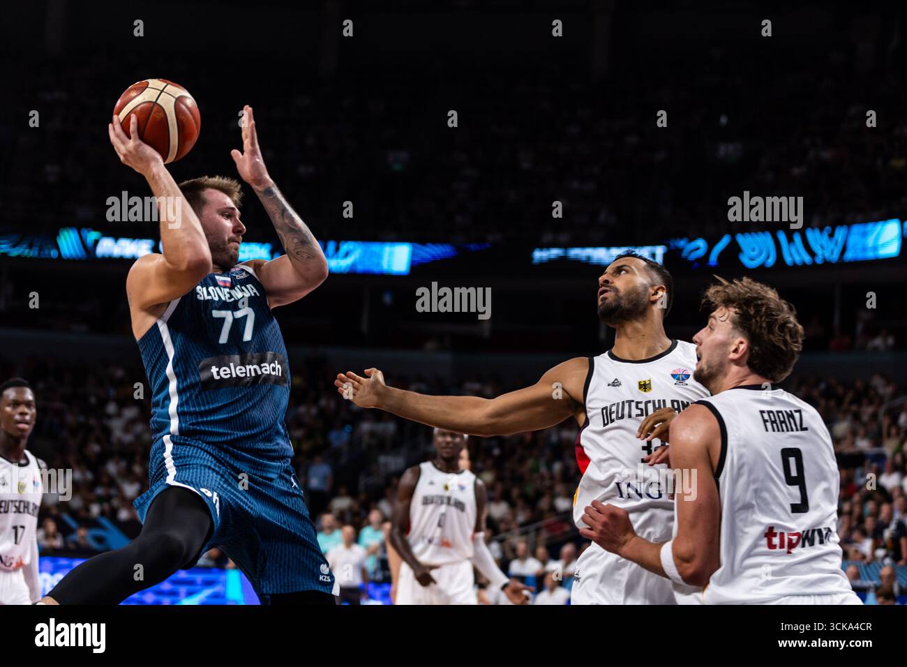 10.09.2025, Riga Arena, Riga, LAT, Eurobasket 205, Basketball Europameisterschaft, Viertelfinale ...