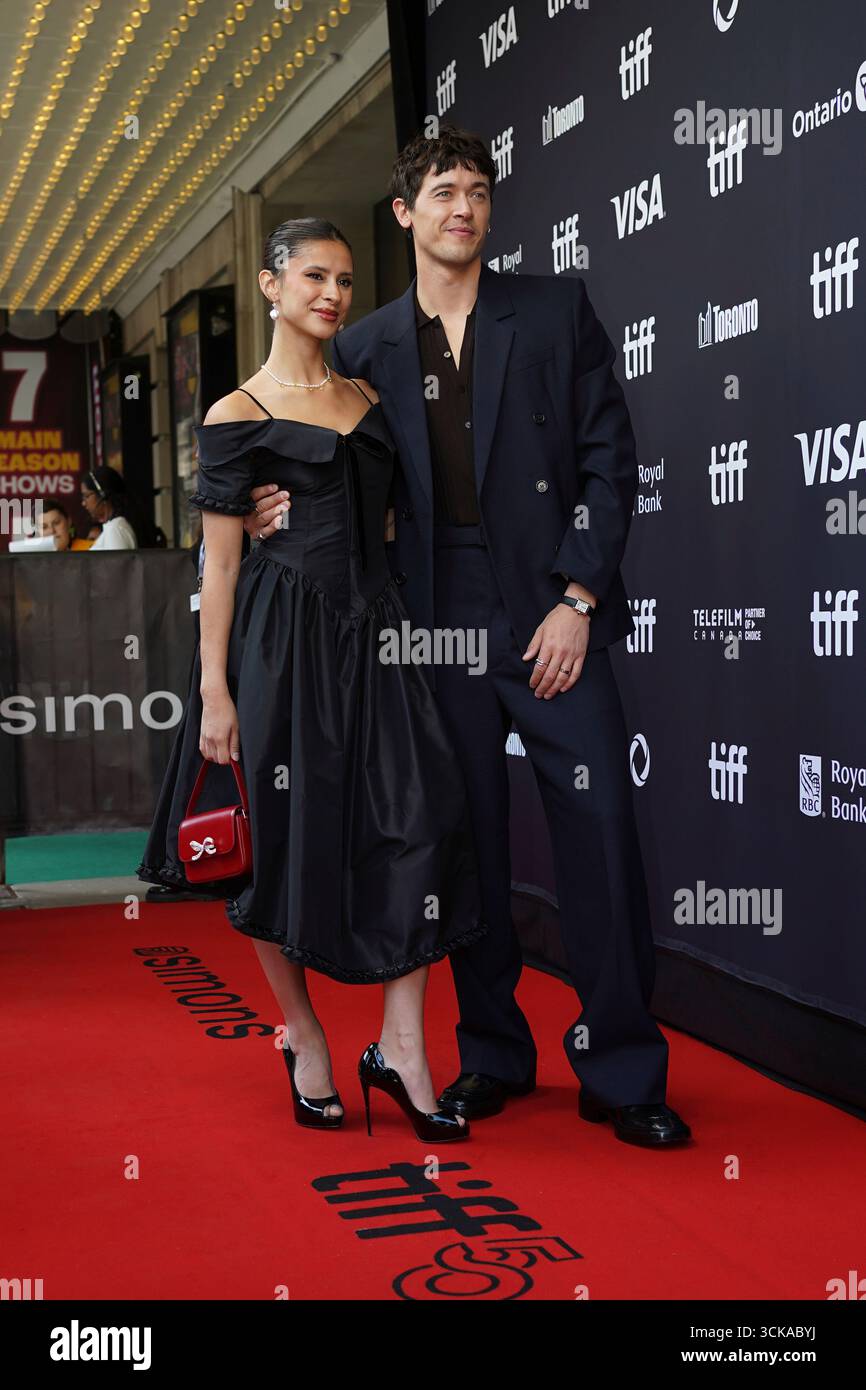 Tom Blyth and Daniela Norman attend the red carpet for the ‘The Fence ...