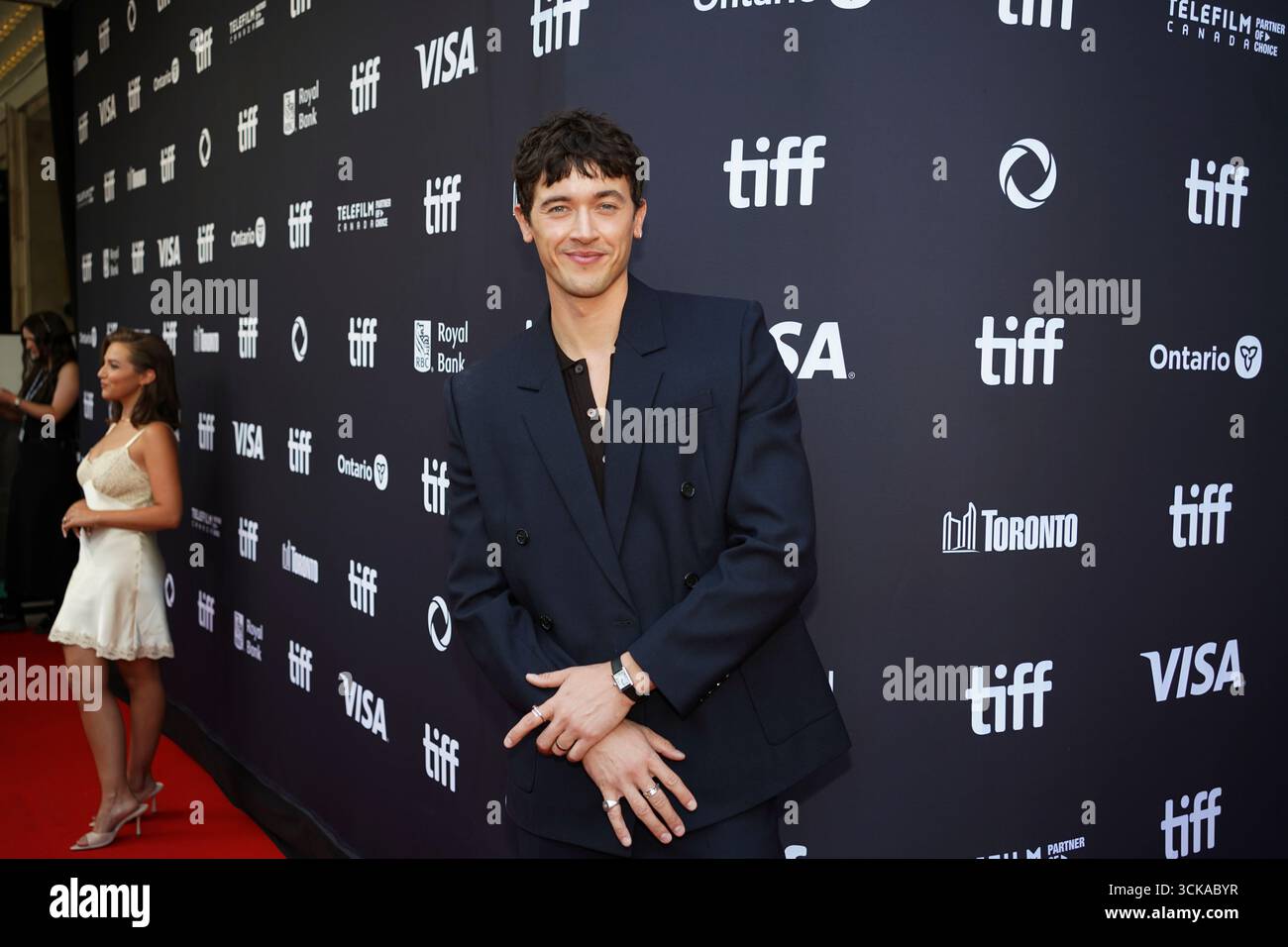 Tom Blyth attends the red carpet for the ‘The Fence’ premiere during ...