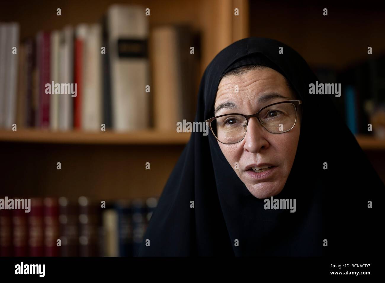 Sister Vassa Larin, a prominent American Orthodox nun, public speaker and YouTube presenter ...