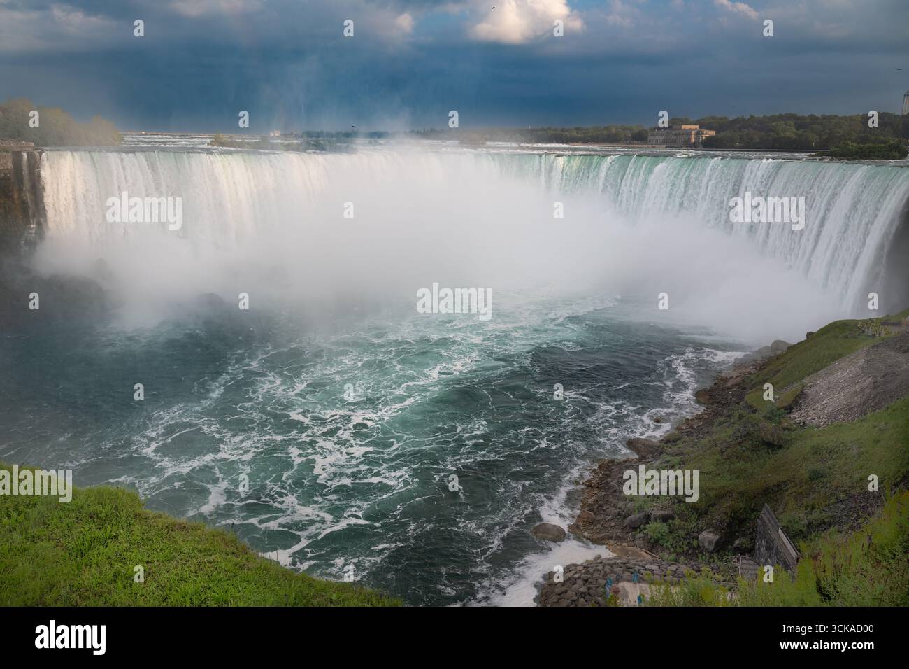 Niagara Falls Horseshoe Falls waterfall - Ontario Canada Stock Photo ...