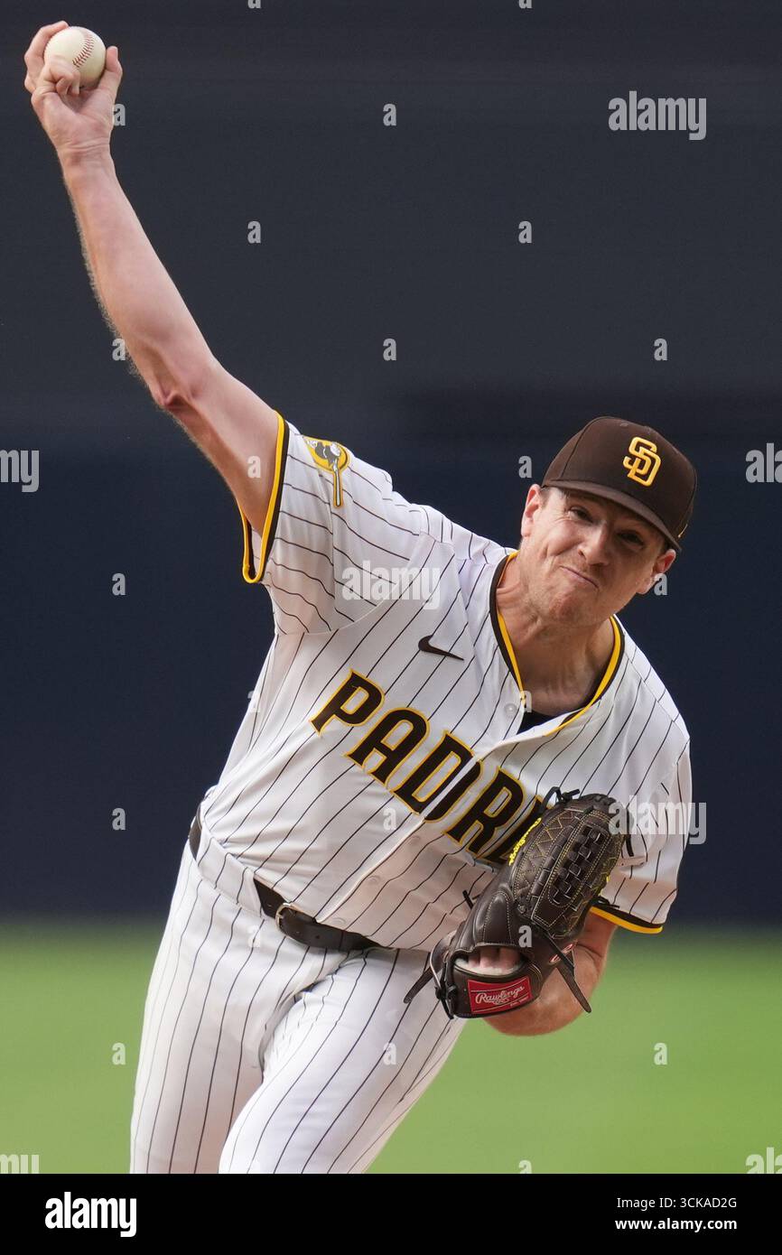 San Diego Padres starting pitcher Nick Pivetta works against a ...