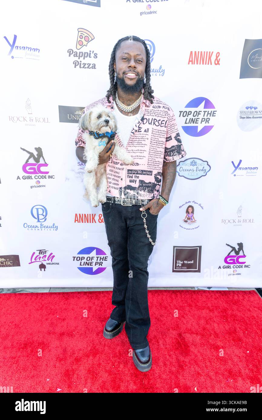 Music artist OFB YUNG attends Luxury Pop Up Gifting Suite hosted by ...