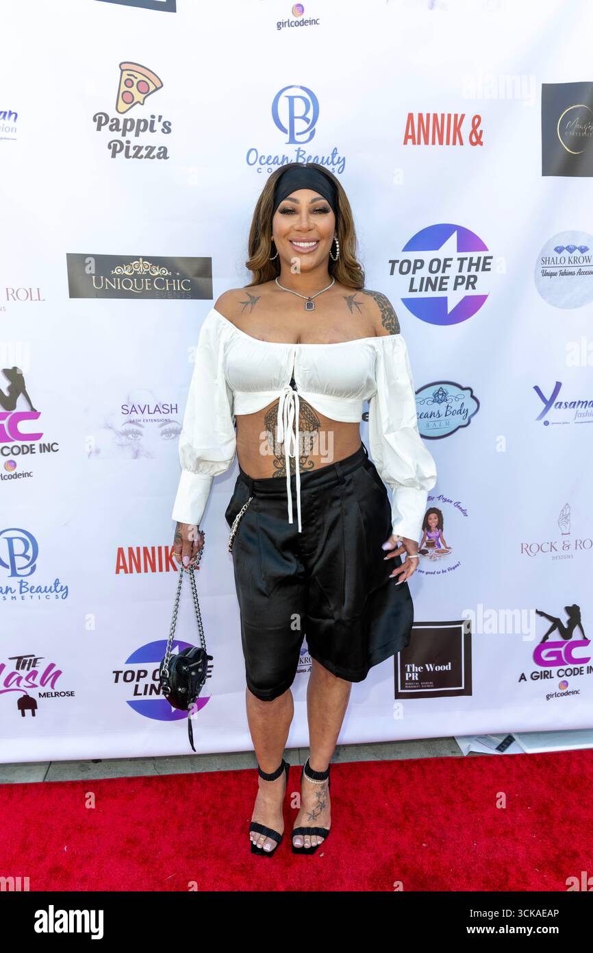 Reality television star / Pop rapper Hazel-E attends Luxury Pop Up Gifting Suite hosted by Hazel ...