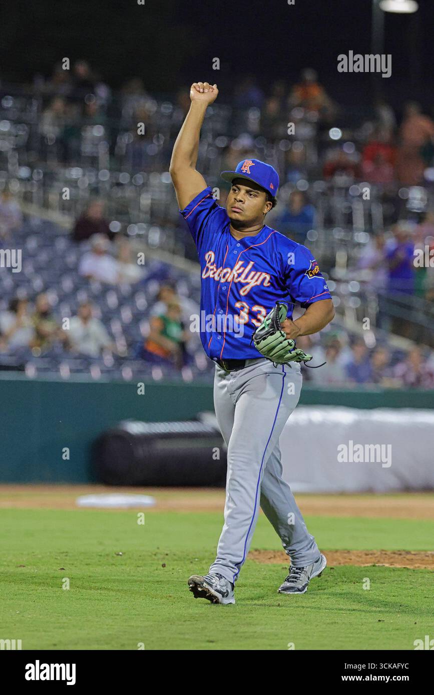 Greensboro, NC: Brooklyn Cyclones pitcher Franklin Gomez (33 ...