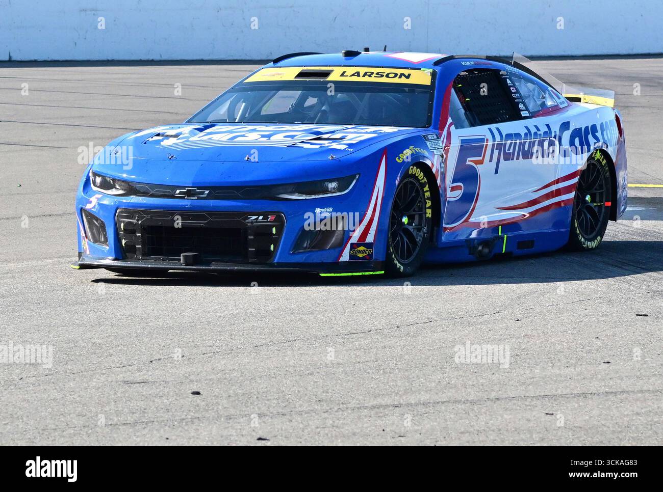 MADISON, IL - SEPTEMBER 07: Kyle Larson (#5 Hendricks Motorsports ...