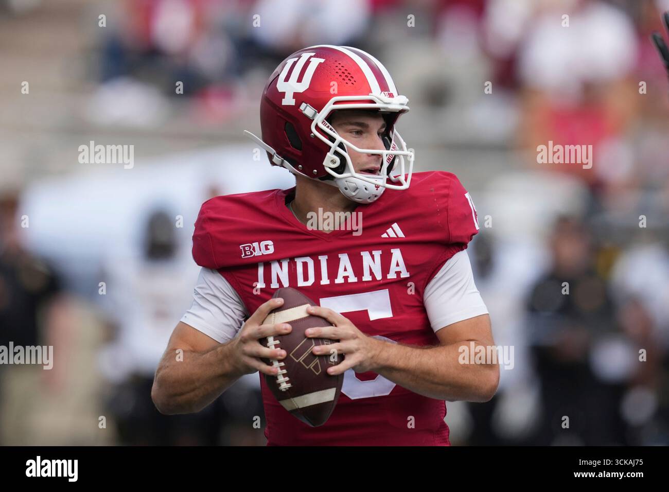 Indiana quarterback Fernando Mendoza throws during the second half of ...