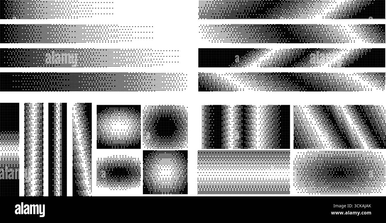 Pixelated shading Stock Vector Images - Alamy