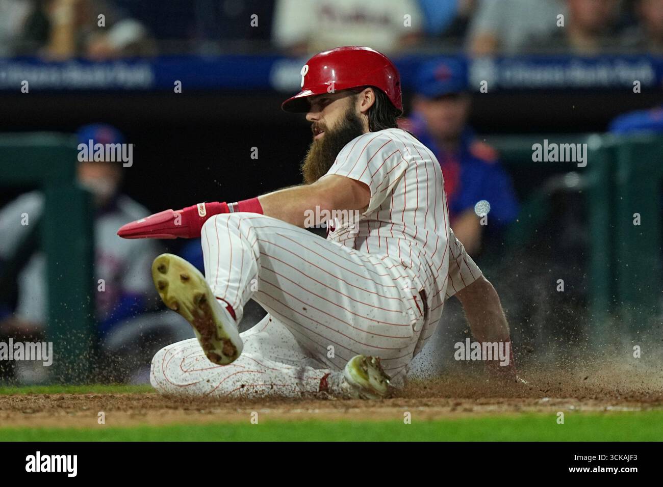 Philadelphia Phillies' Brandon Marsh during the fifth inning of a ...