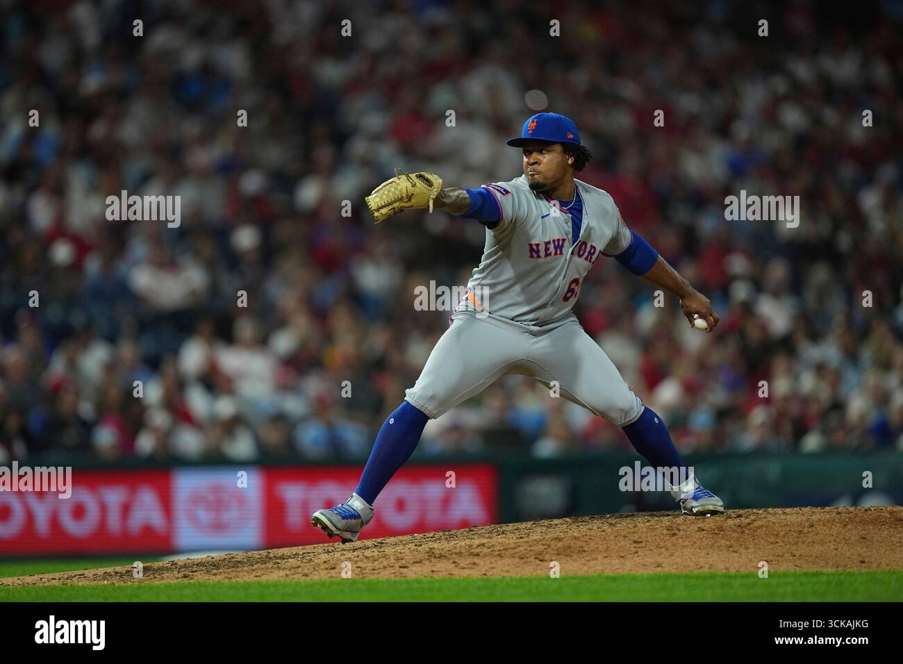 New York Mets pitcher Gregory Soto during the fifth inning of a ...