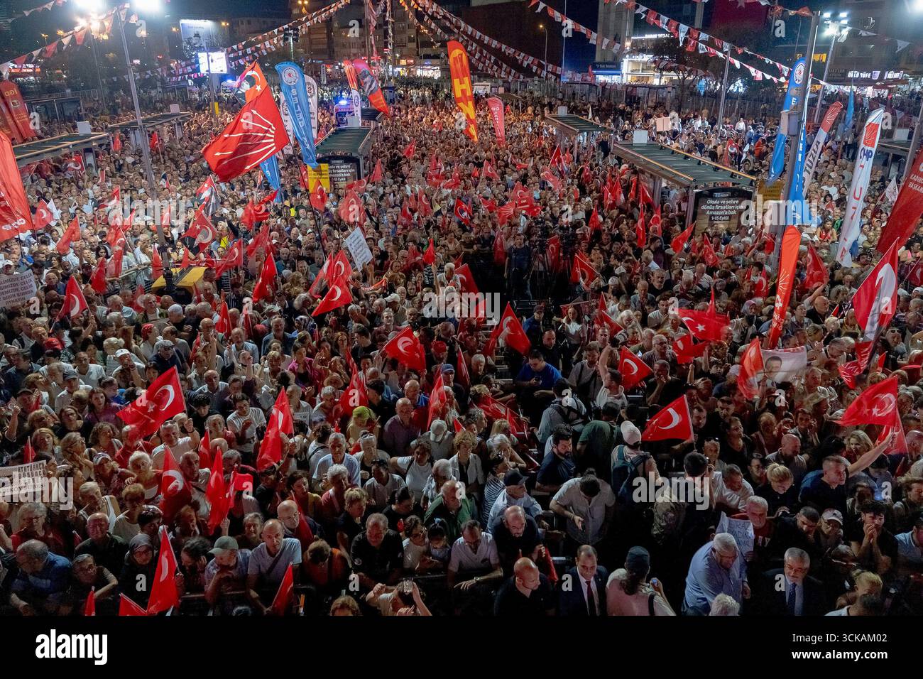 Thousands of people attend the rally. The 53rd rally in the series of ...